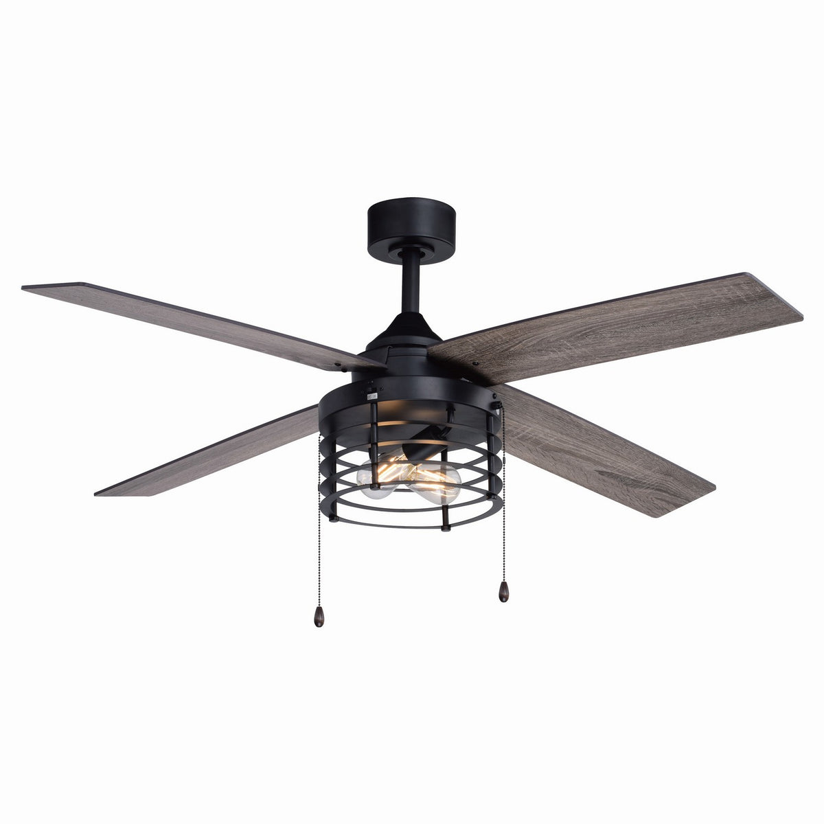 Vaxcel (F0123) Rowan 52"Ceiling Fan in Black — Lamps Expo